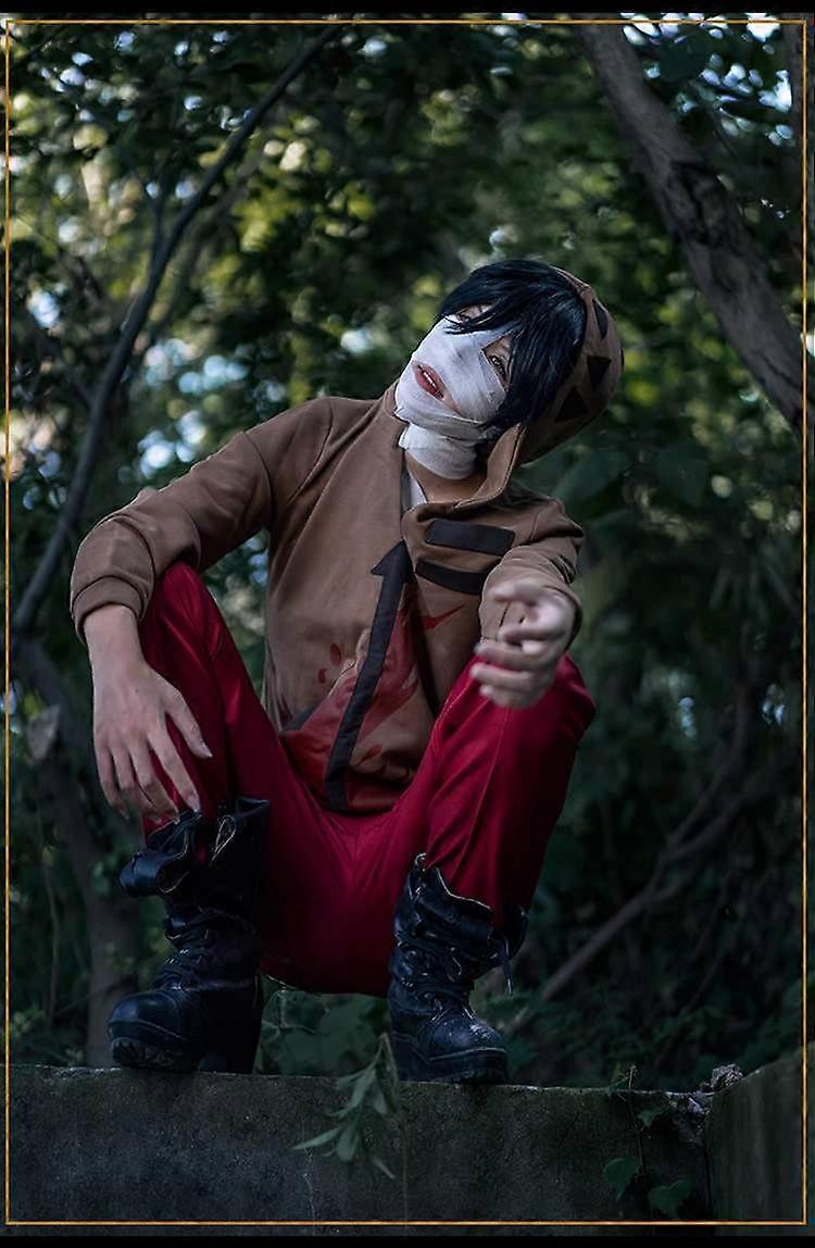 New high-quality angels of death cosplay isaac foster attire throw wigs ...