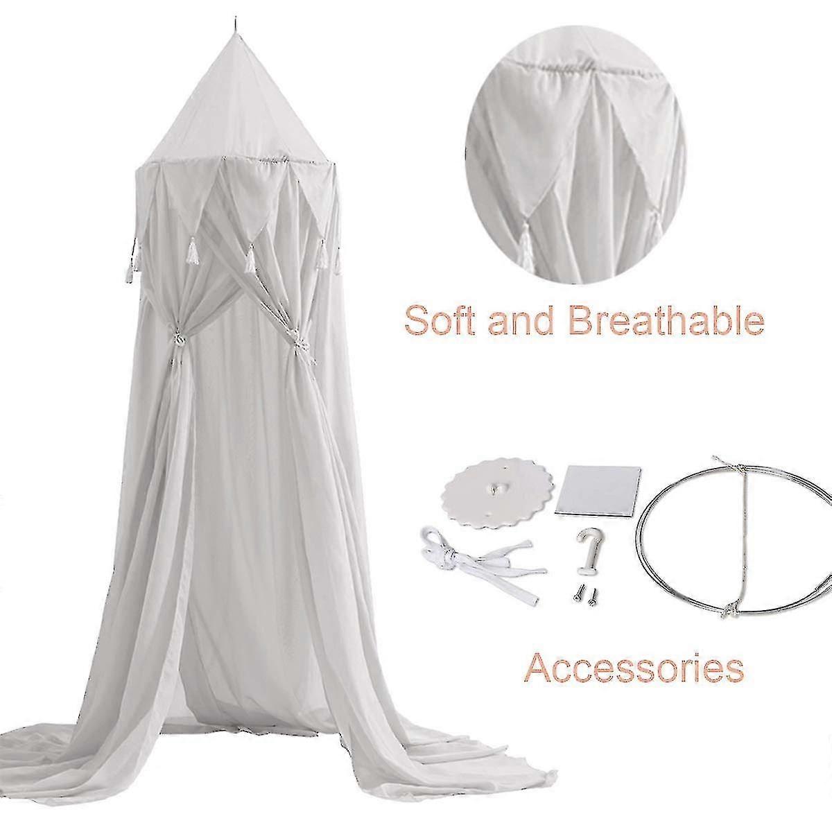 Lace Border Canopy Bed Canopy Lace Net, Insect Repellent Play Tent ...