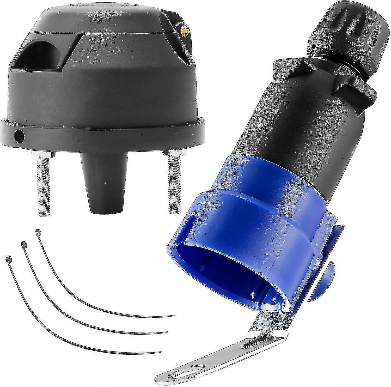 7 Pin Trailer Plug And 7 Pin Trailer Socket Metal Aluminium Alloy 12v ...