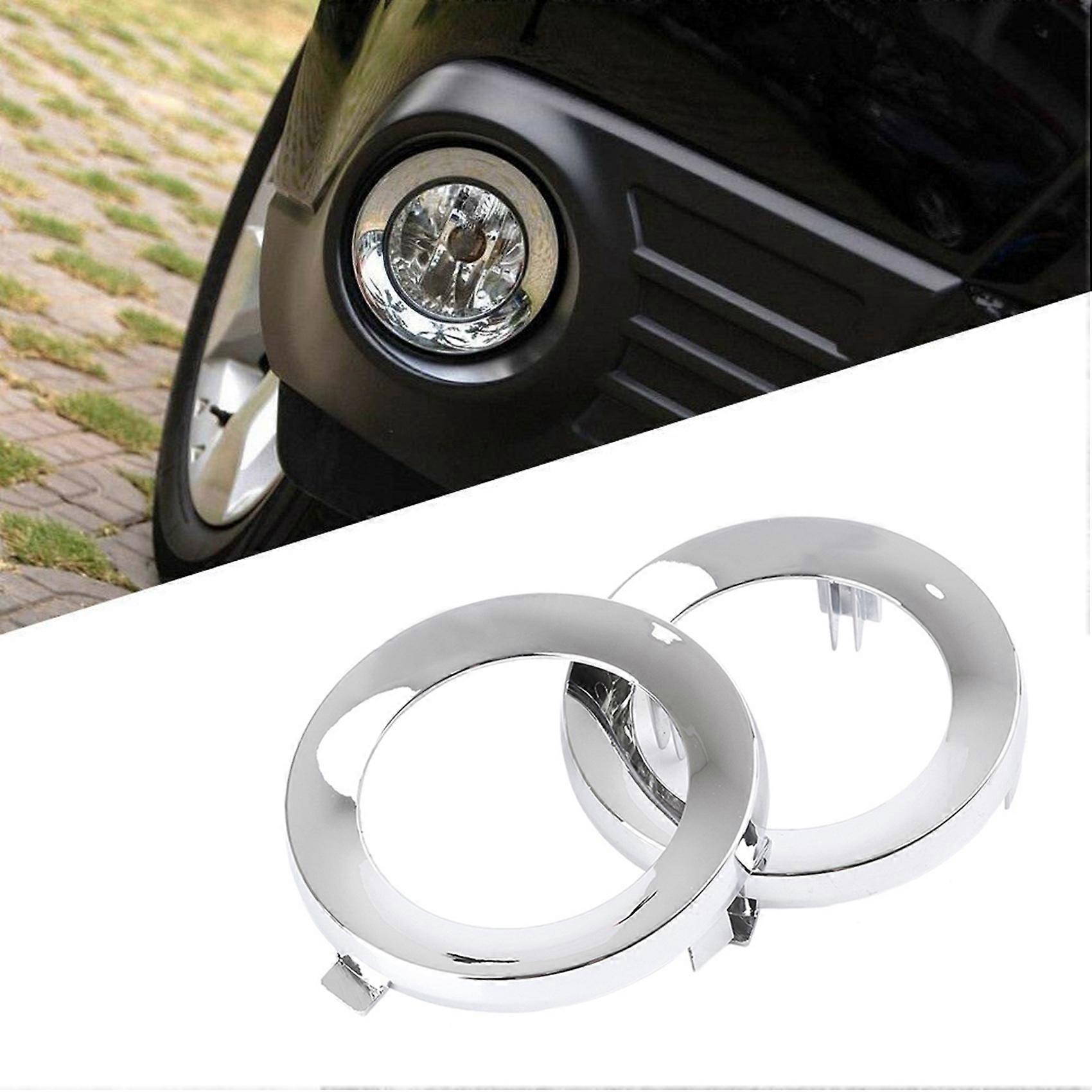 for Subaru Forester 2009-2013 Pair Front Chrome Fog Light Lamp Cover ...