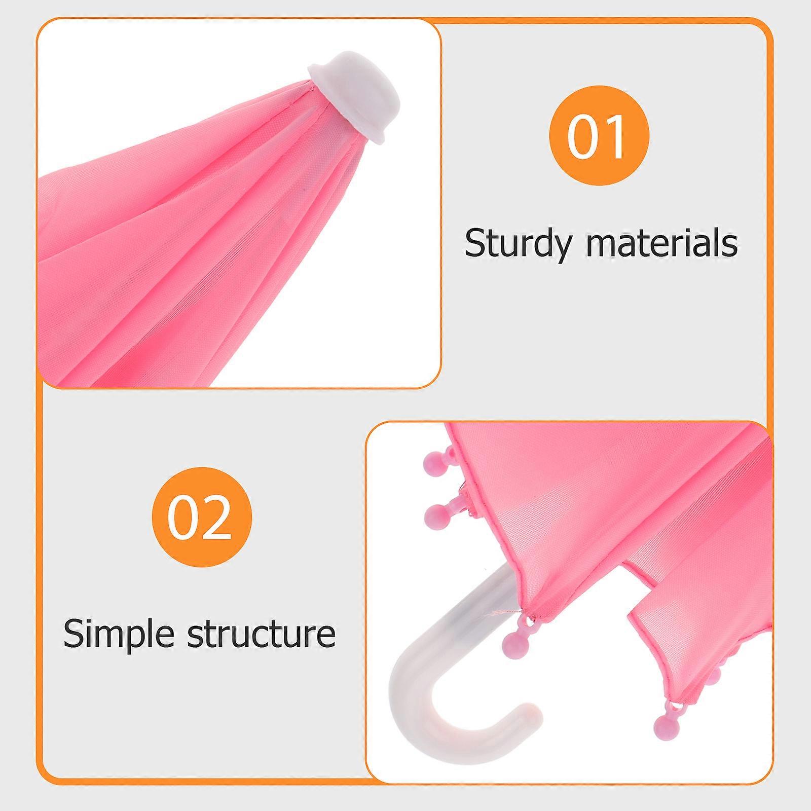 Small Umbrella Toy Mini Rain Umbrella for Doll Dress Up Kids Pretend ...