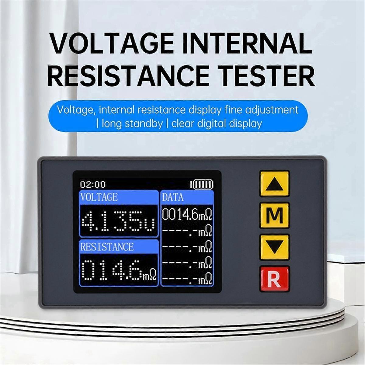 TS457 Voltage Internal Resistance Tester AC 4-Wire Method Voltage Meter ...