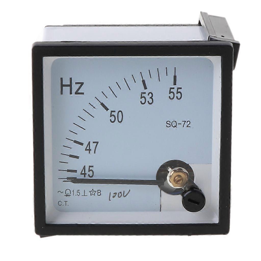 Analog Pointer Ammeter Multimeter Hertz Indicator 45-55Hz Pointer Type ...