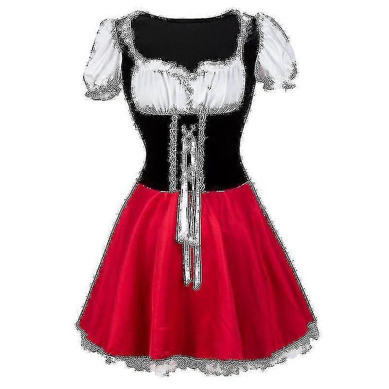 Xs-6xl Deluxe Adult Little Red Riding Hood Costume With Cape Women ...