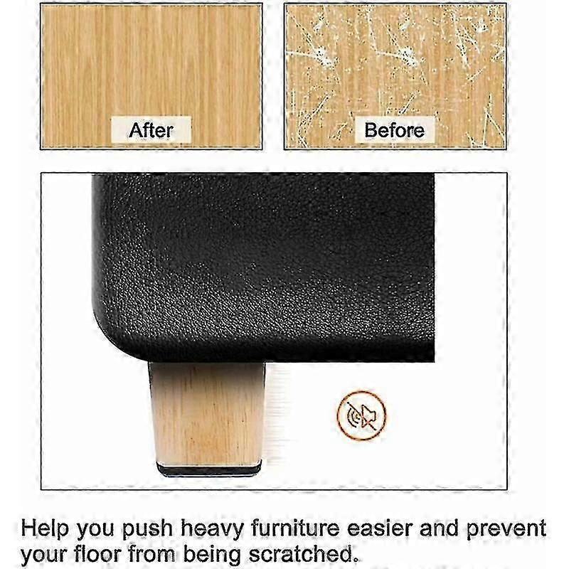 Furniture Glide, 24 Pieces Teflon Furniture Glides 25mm Chair Leg With ...