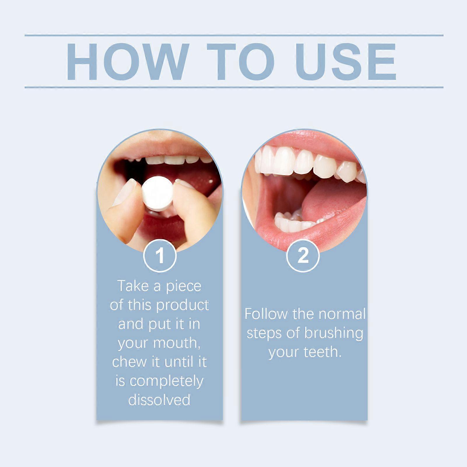 oralhoe Oral Cleaning Care Toothpaste Tablets Fresh Protect Enamel Mild ...