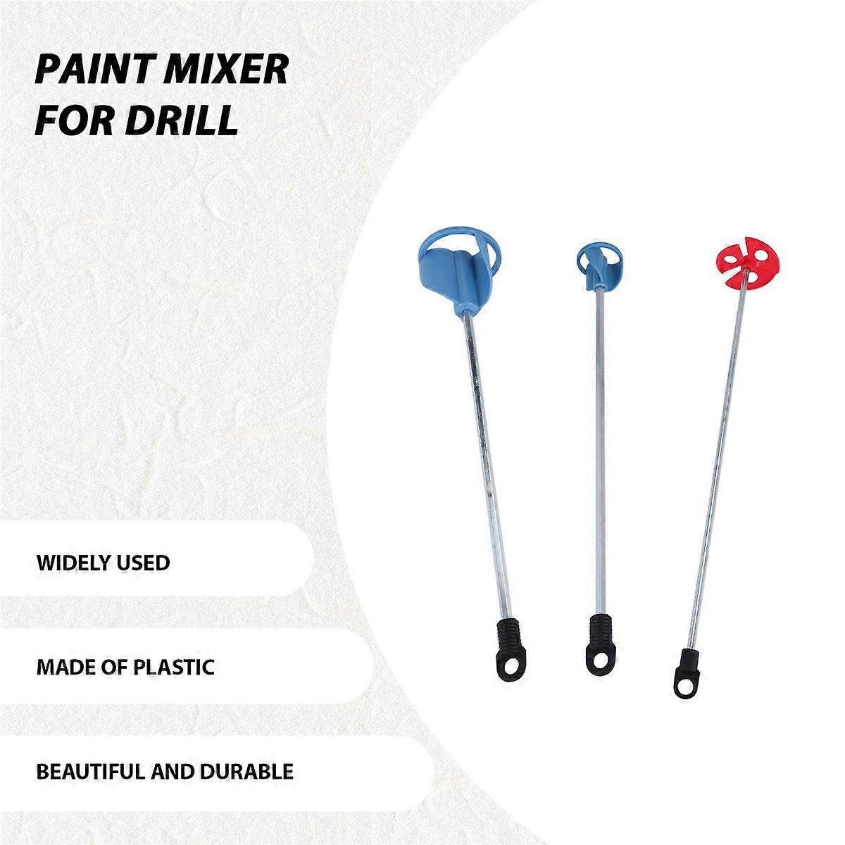 Pack of 3 Paint, Epoxy Resin, Mud&Ceramic Glaze Mixer Paddle -Power ...