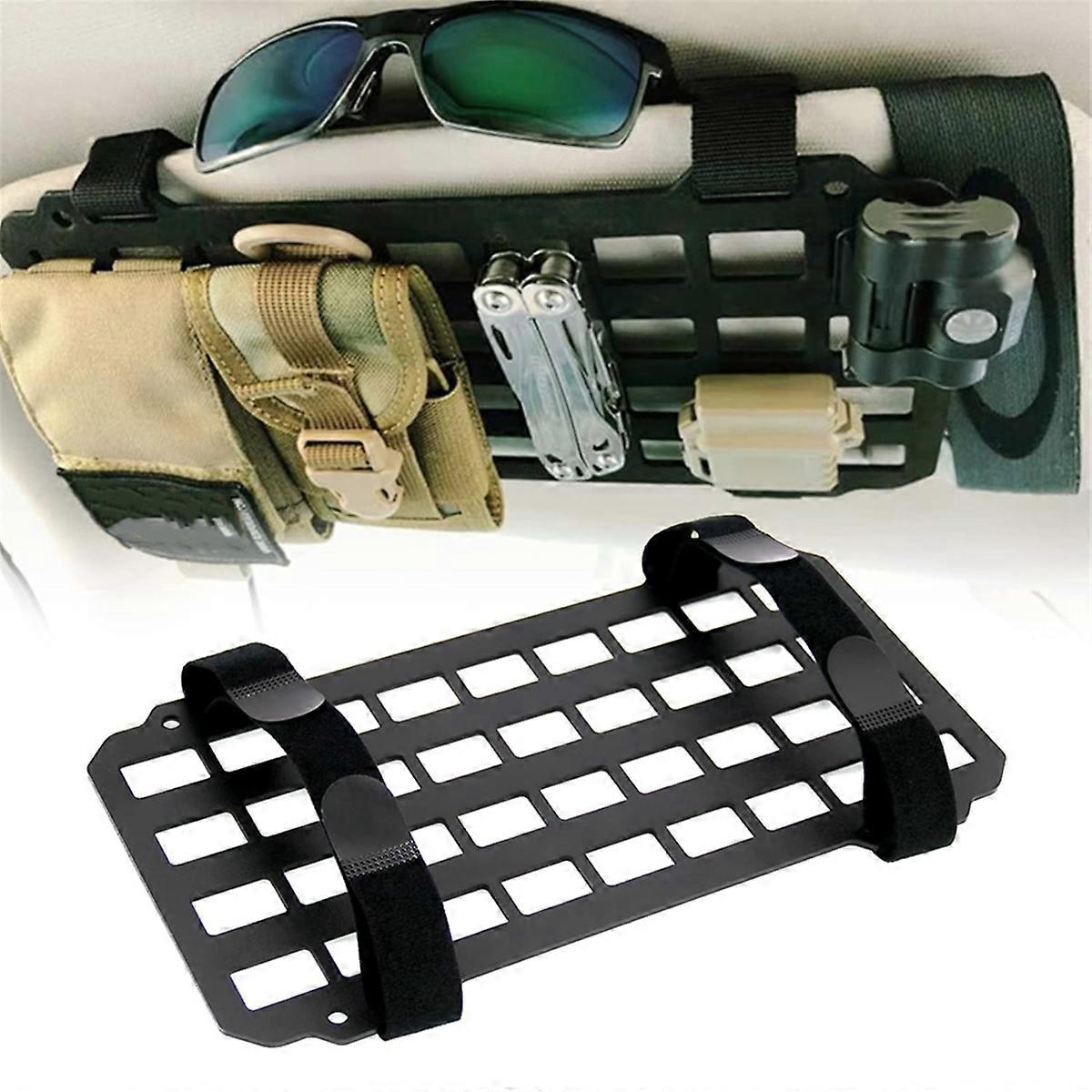 Car Sun Visor Rigid Molle Organizer Panel for Backpack Accessories Gear ...