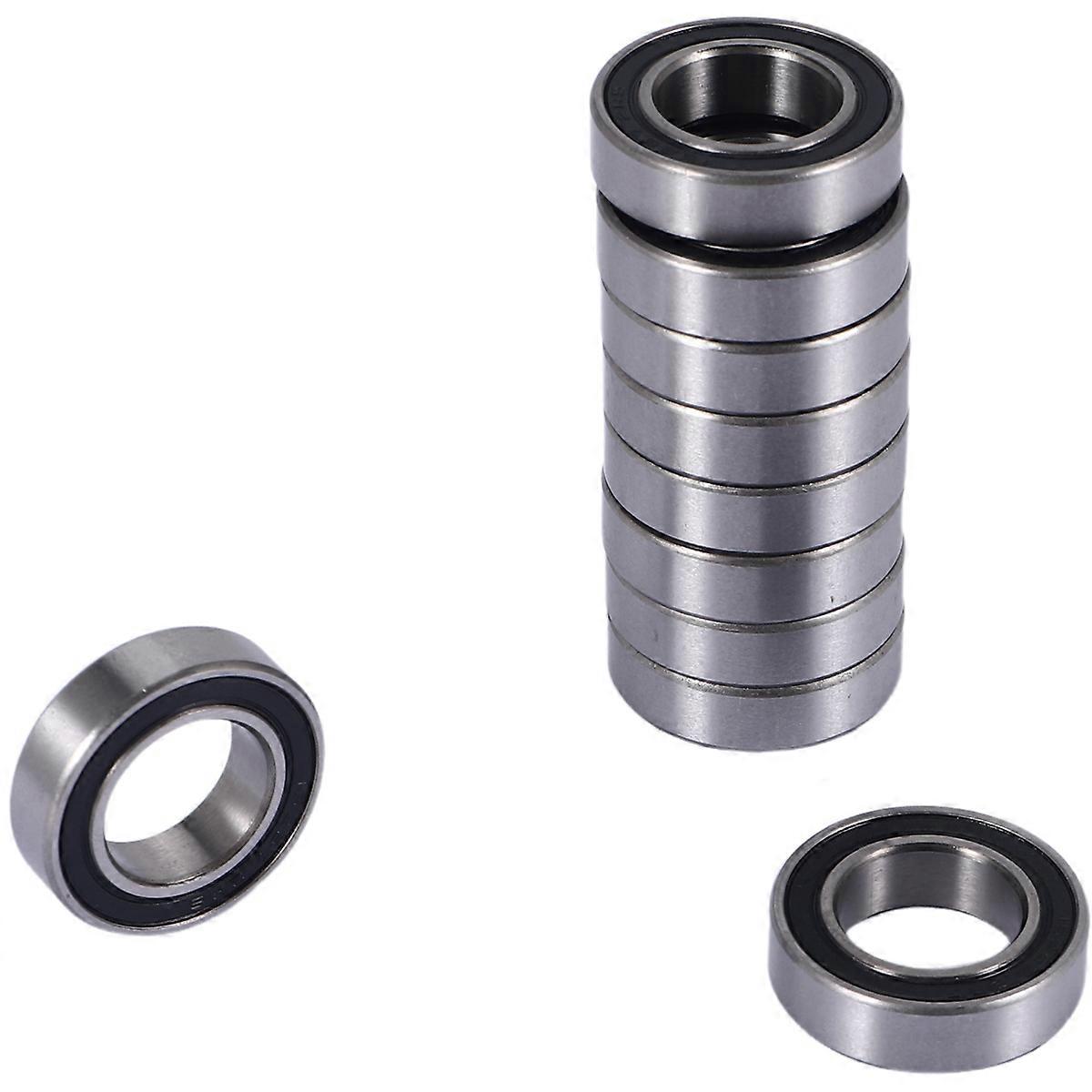 10Pcs 15267-2RS Rubber Sealed Deep Groove Ball Bearing 15X26X7mm Sealed Radial Ball Ring Bicycle ...