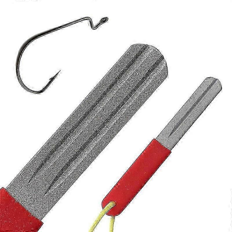 Hook Sharpener, Durable Hook Diamond Whetstone Fish Hook Sharpening File Tool Accessory For ...