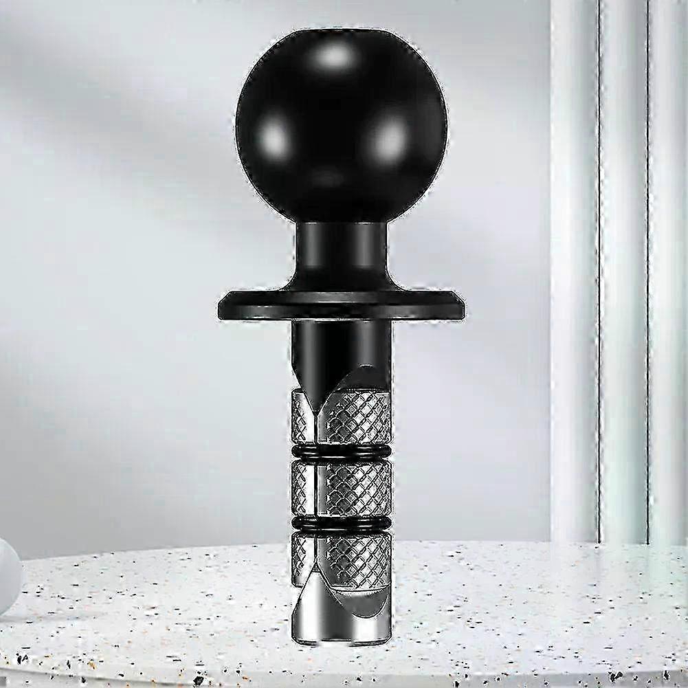 Black Fork Stem Base 17mm 25mm Ball Mount Adapter Aluminum Alloy ...