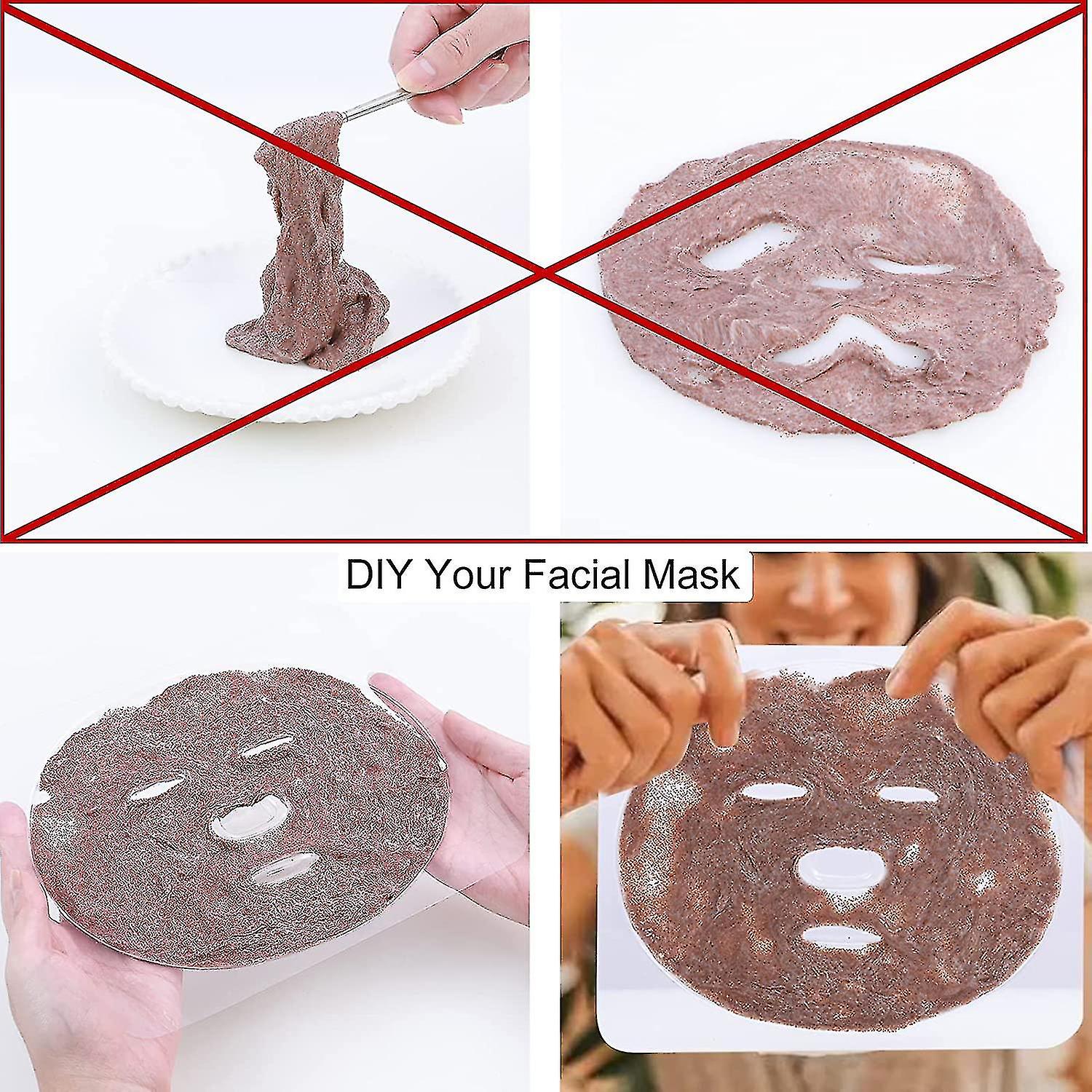 Facial Care Masks Maker 10pcs Diy Seaweed Face Mask Patch Molds Plate ...