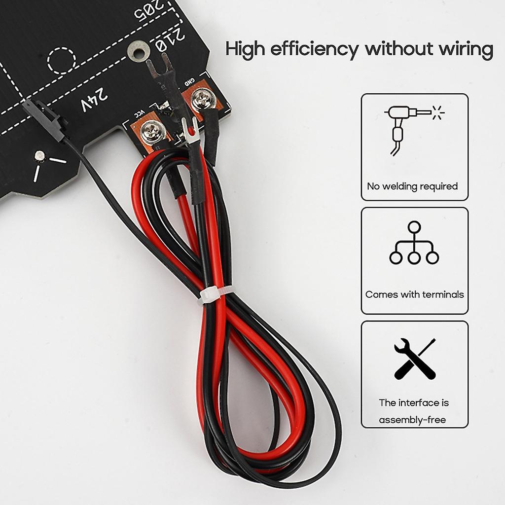 Heated Bed 245x255mm 24V 220W Aluminum for Prusa MK52 MK2.5 MK3 MK3S 3D ...