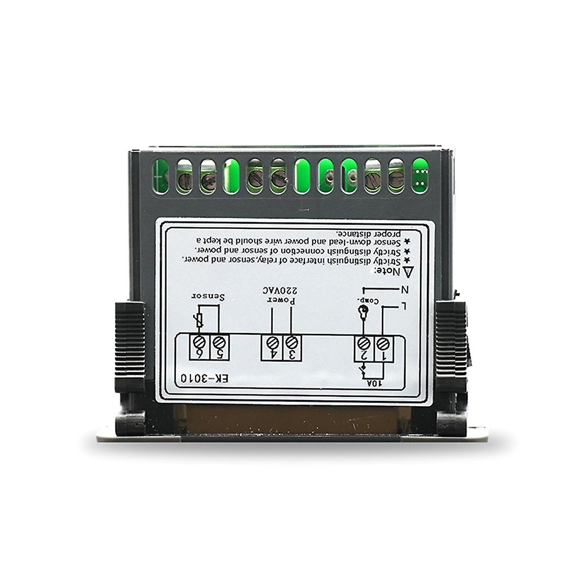 EK-3010 Temperature Controller 220V Sensor Refrigeration Heating Alarm ...