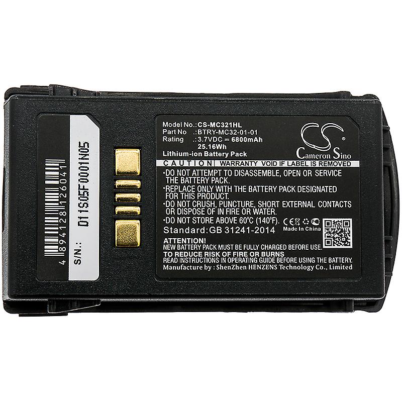 Battery for Motorola BTRY-MC32-01-01 MC33-52MA-01 Zebra MC32N0 MC3300 ...