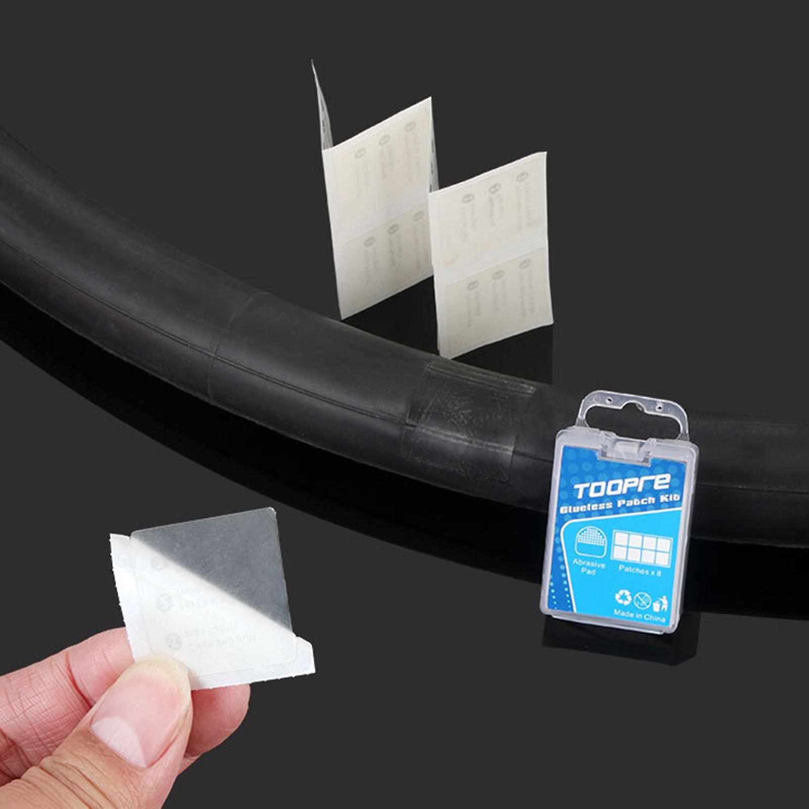 Rubber Bicycle Puncture Kit Self-Adhesive Bike Tire Patches Kit Cycling ...