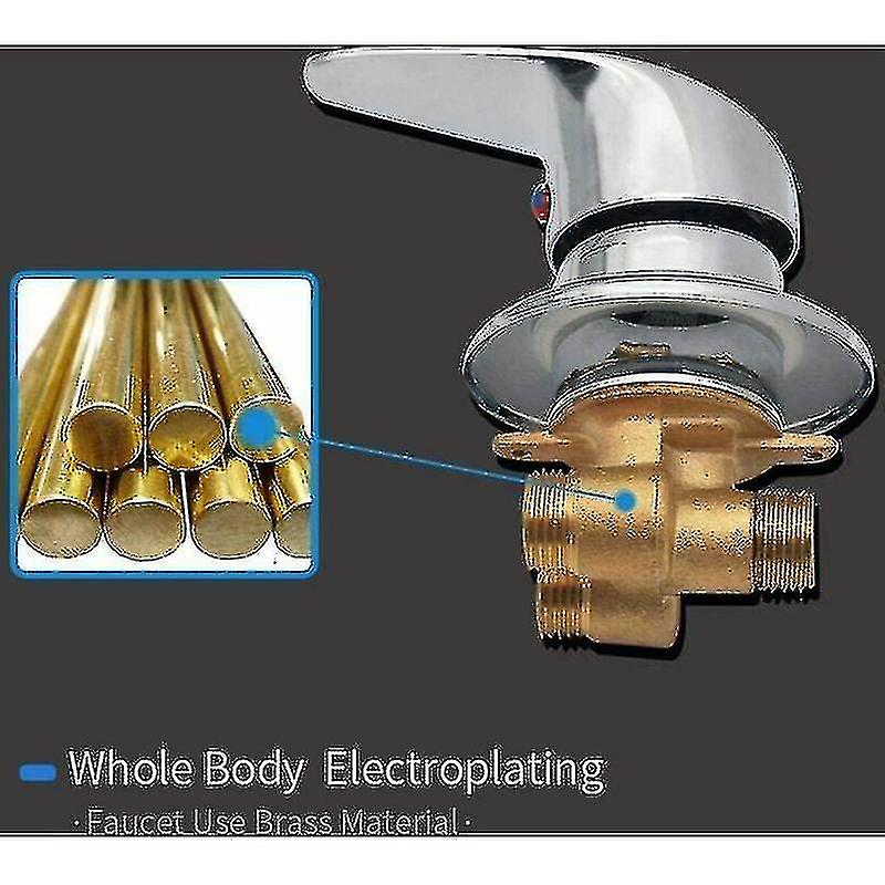 Mixer Tap Shower Cabin Brass Shower Faucet Outlet Diverter Chrome ...