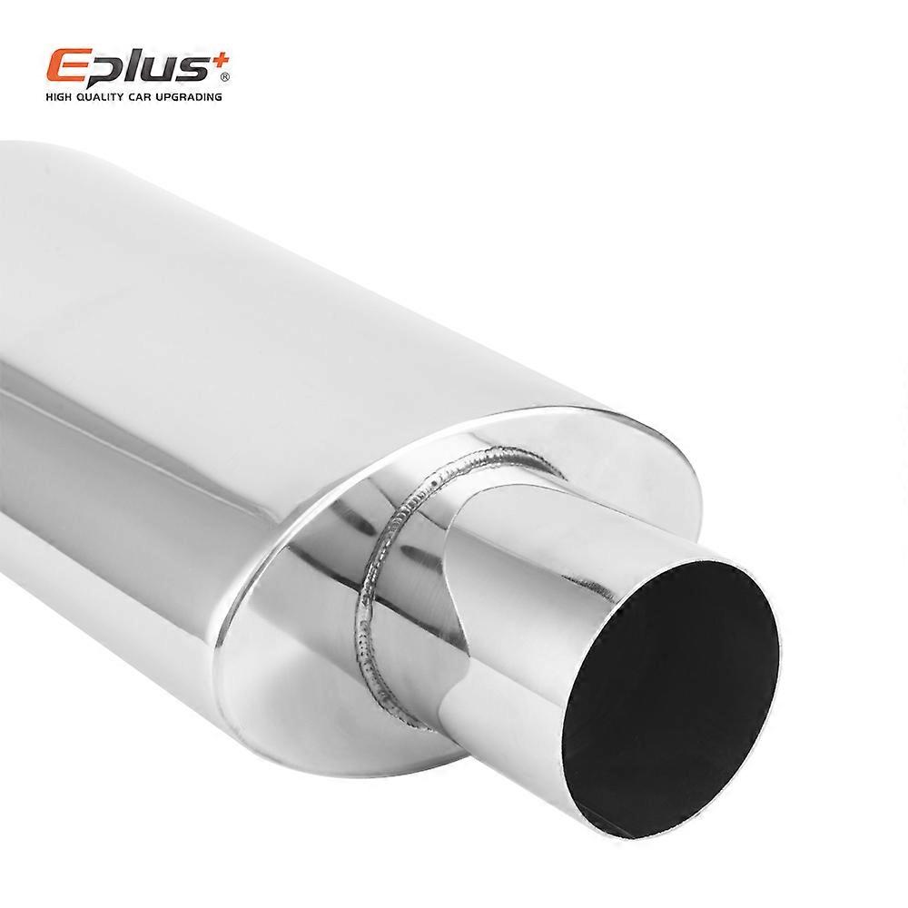 Car Exhaust Pipe Muffler Tail Universal Oval Stainless 51 57 63mm Blue ...