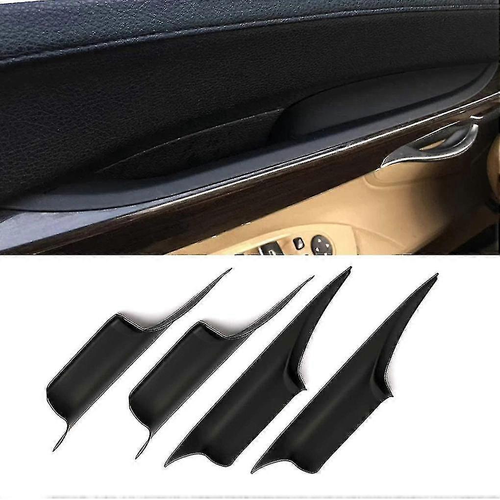 4pcs Inner Handle Pull Trim Cover For -bmw 7 Series F01 F02 2008-2015 ...