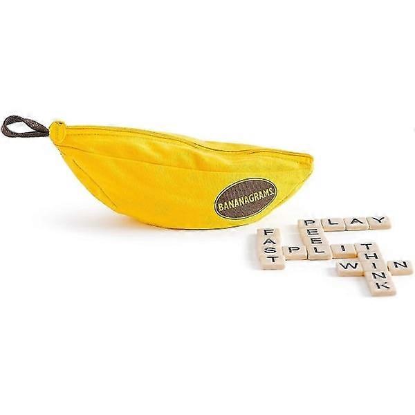 Bananagram Word Game, Fast-Paced Family Game for 1-8 Players, Ages 7 ...