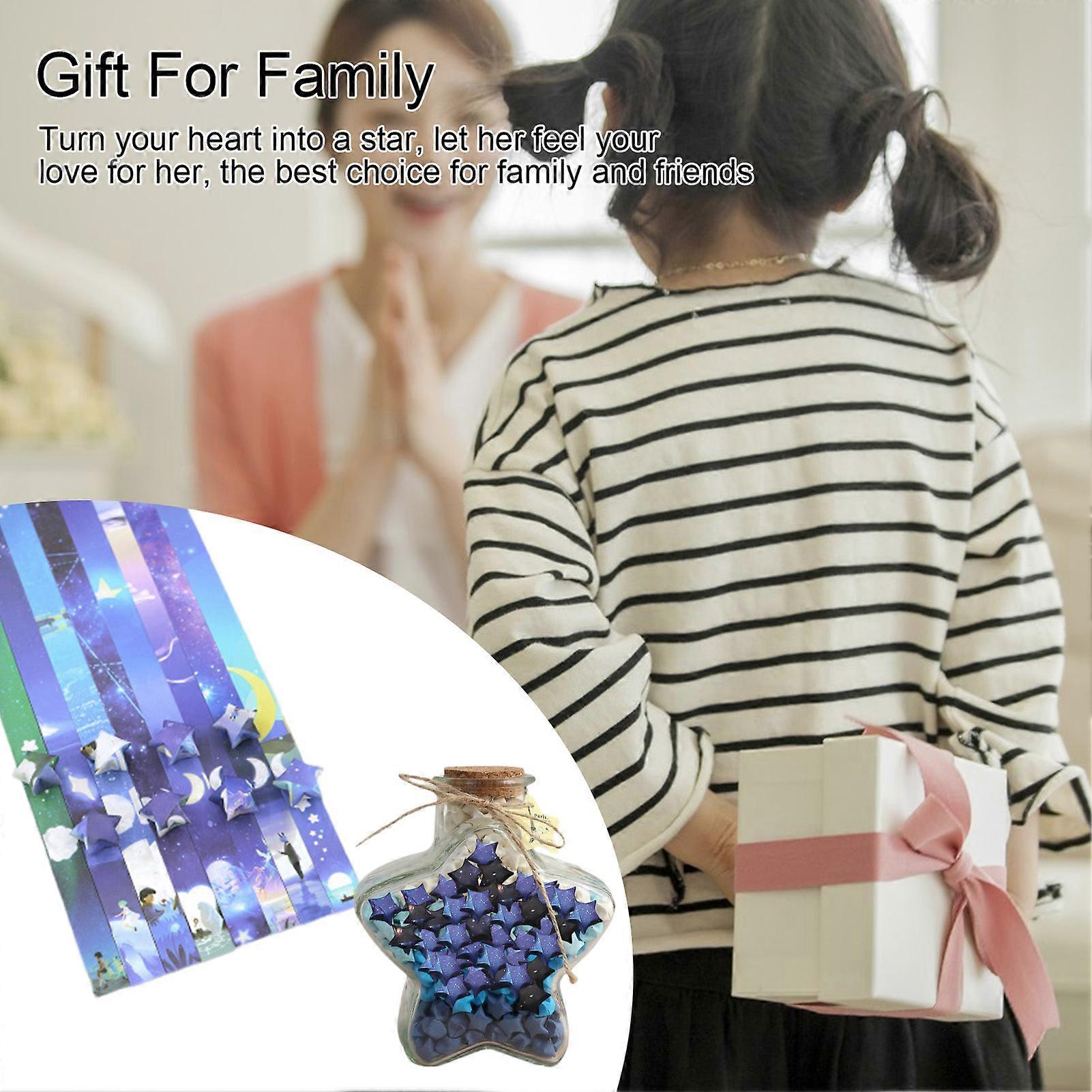 10 Packs/1360 Sheets Star Origami Beautiful Starry Sky Pattern Origami ...