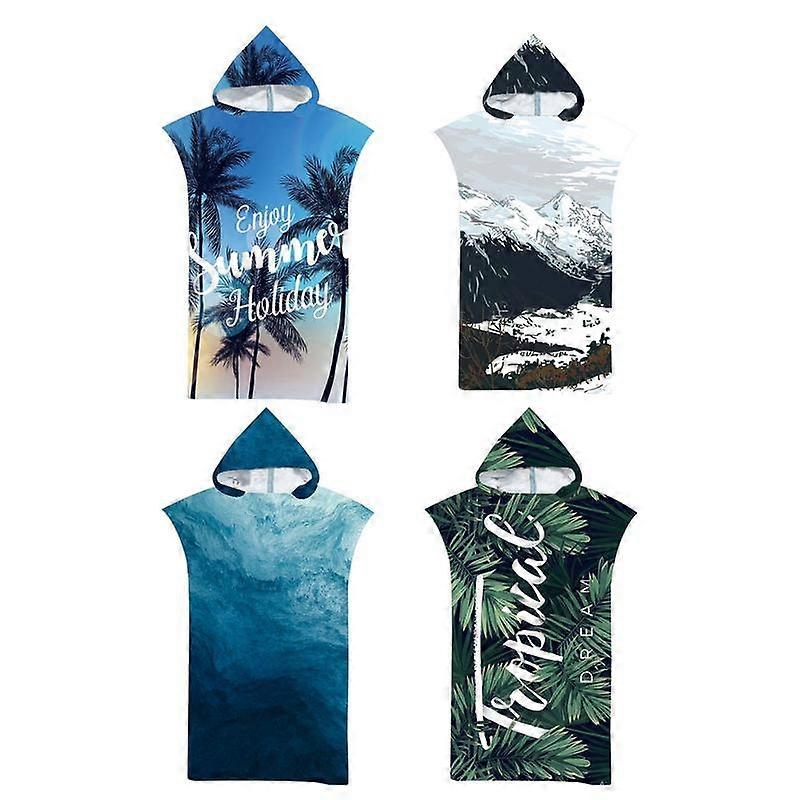 Fashion Surf Poncho Men Microfiber Surf Poncho Changing Robe With Hood ...