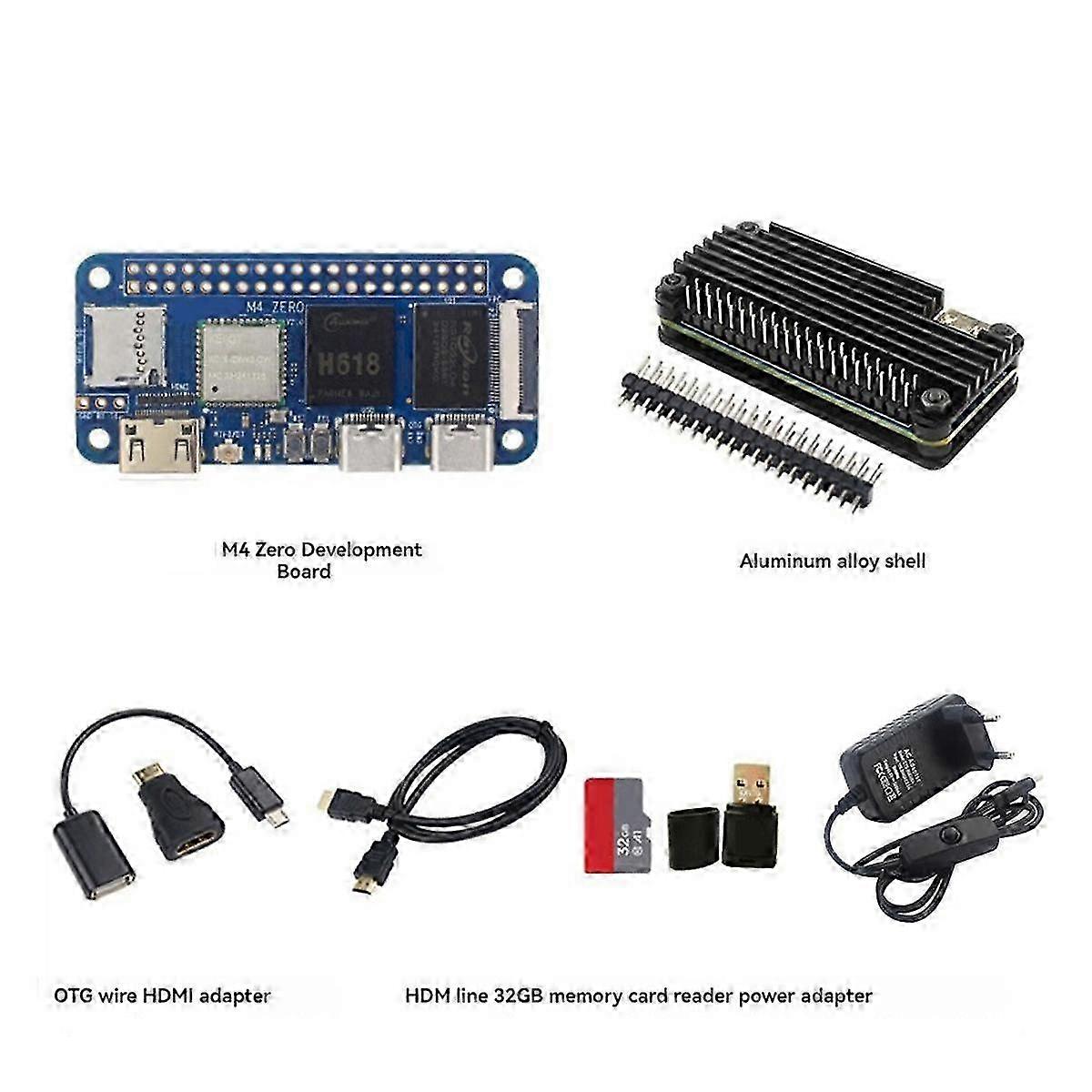 For Banana Pi - Zero Development Board&Case Full Kit 4G LPDDR4 32G EMMC ...