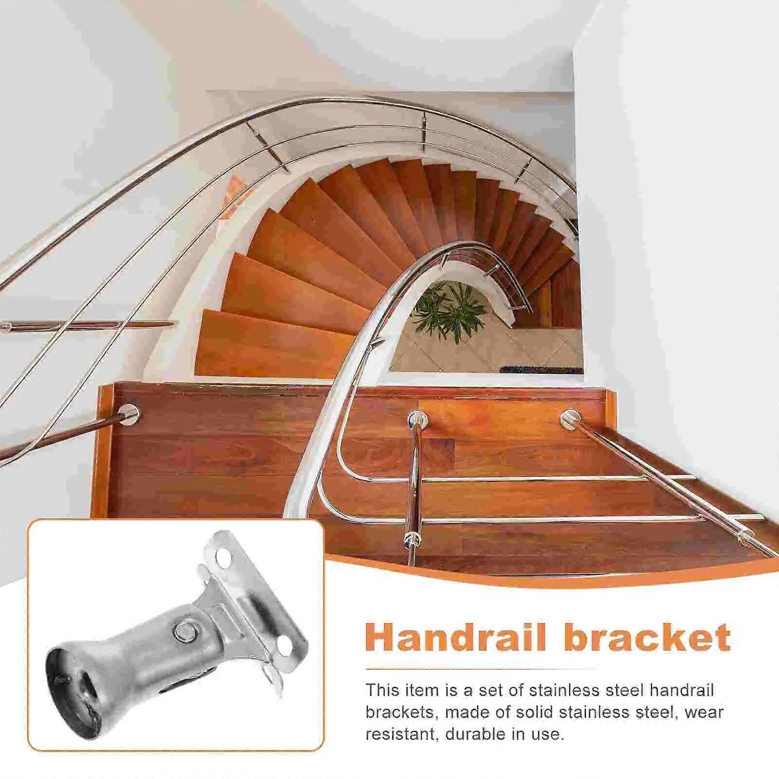 Stainless Wall Steel Rail Handrail Bracket Railing Support Stair ...
