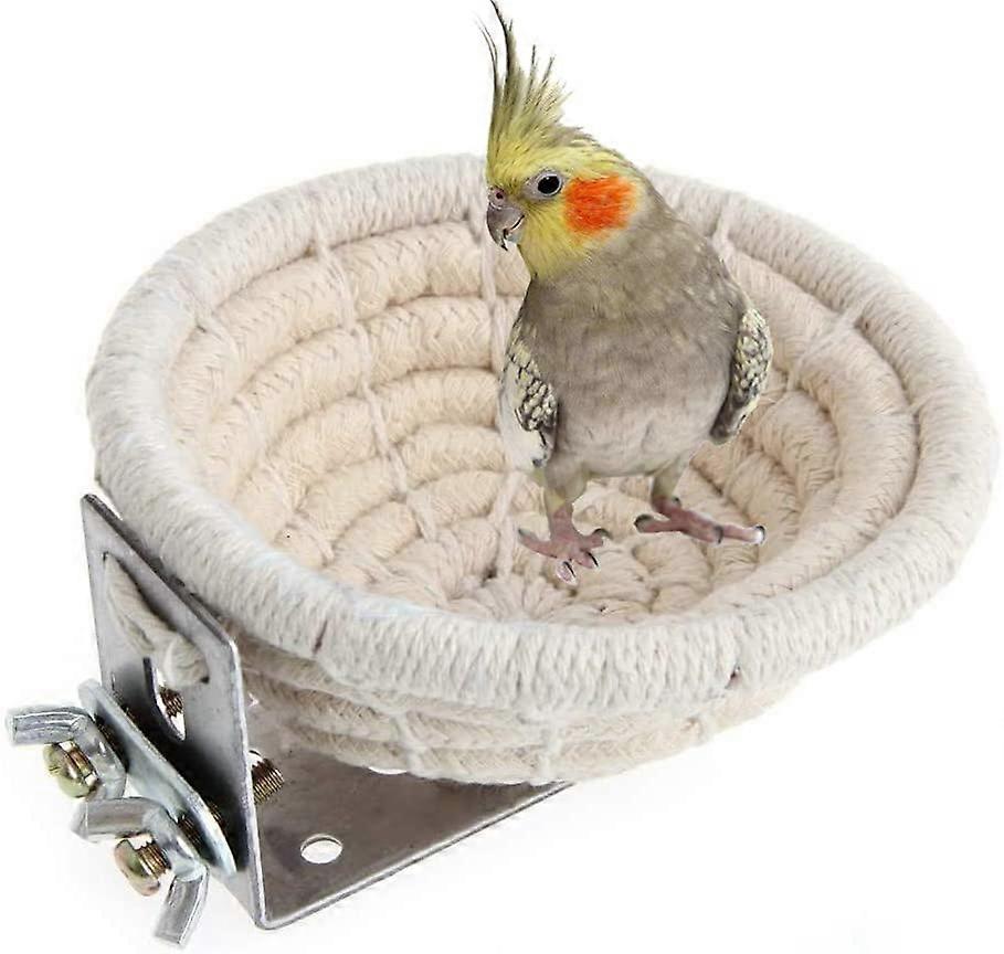 Bird Breeding Hut Nest,Handmade Cotton Weave Hemp Rope Hatching Bed ...