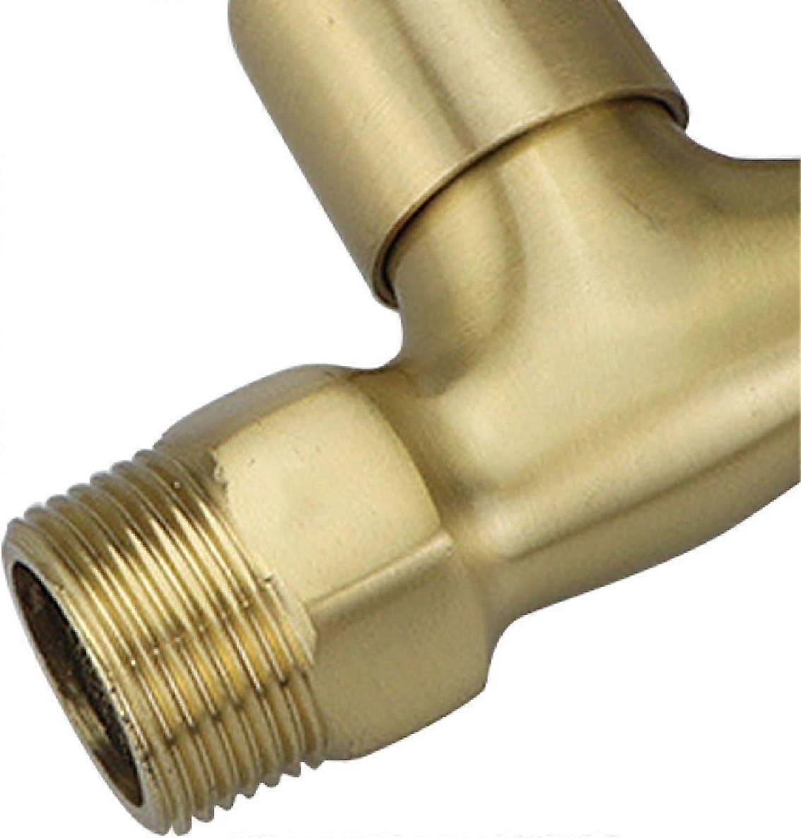 3/4" Brass Hose End Tap, Brass Water Tap Attribute Faucet Wall Mounted ...