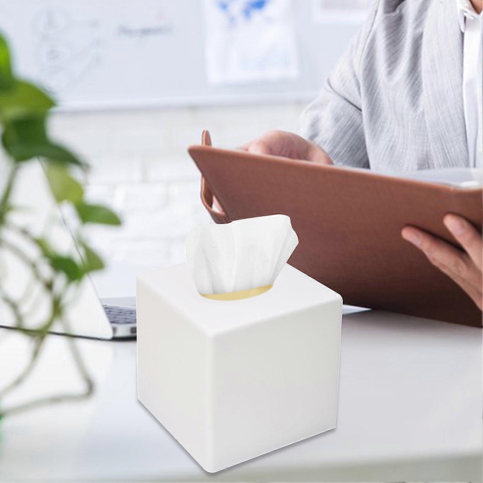 Tissue Box Cover Square Tissue Box Holder Large Oval Opening Decorative ...