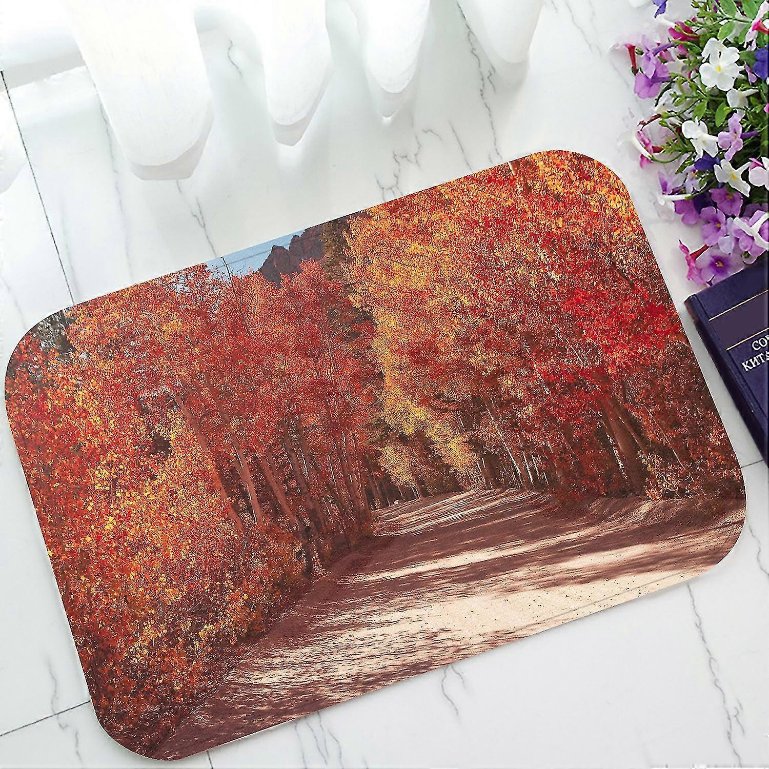 Fall Foliage Doormat Entrance Rug Area Rug Floor Mat Home Decor 40x60 ...
