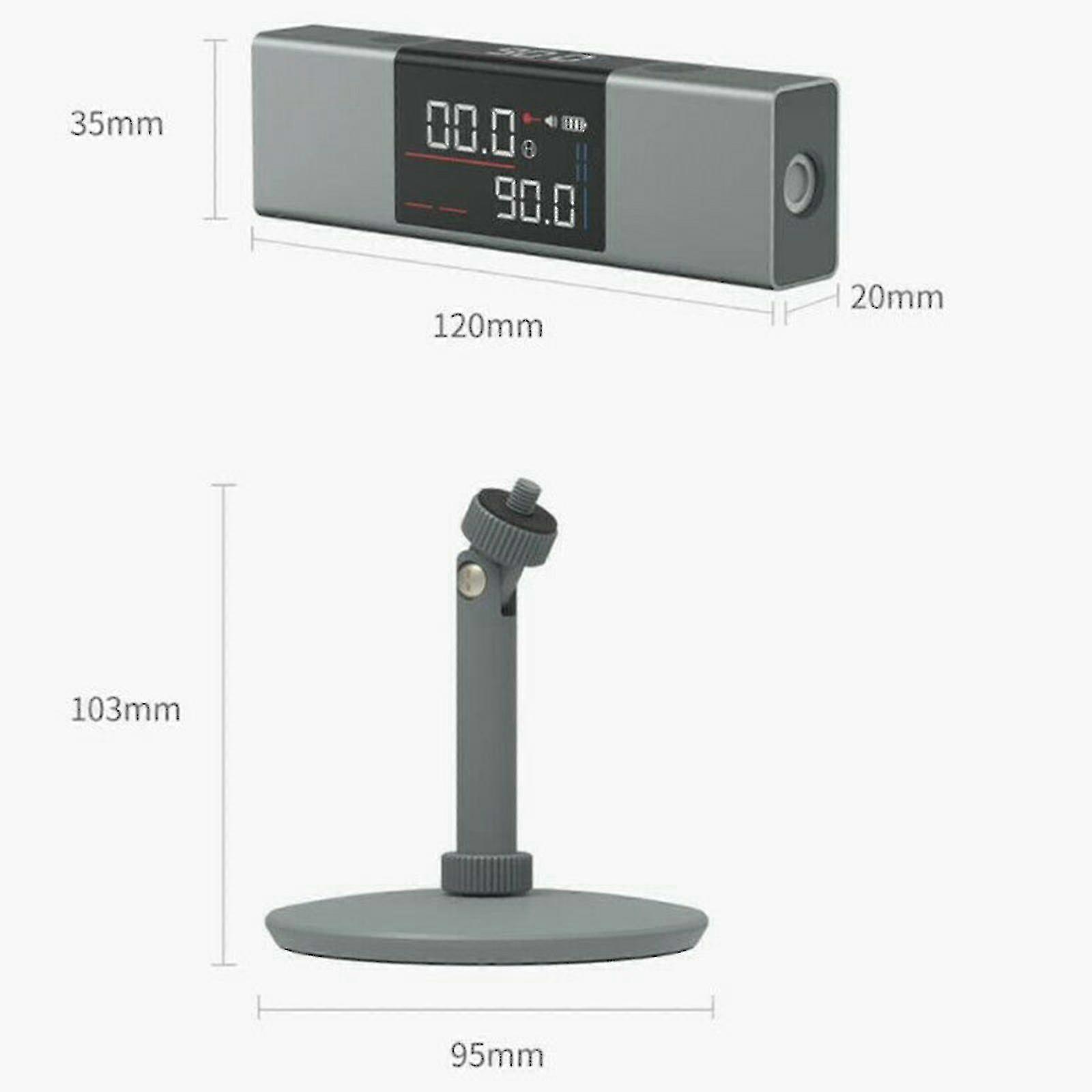 2 In 1 Laser Protractor Angle Measure Laser Level Ruler Type-c Charging ...