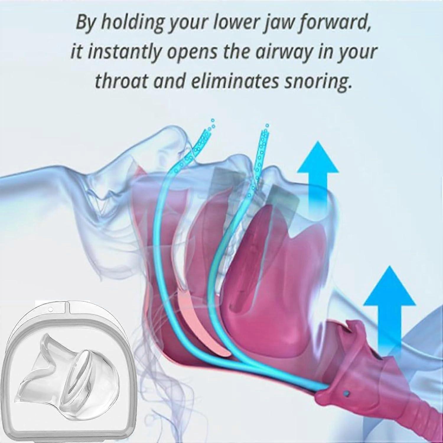 Anti Snoring Devices Silicone Tongue Retainer for Better Sleep ...