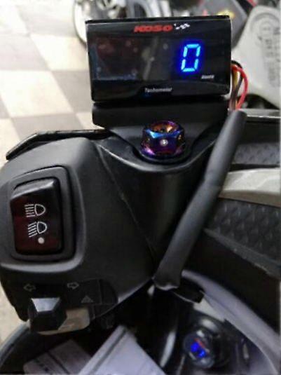Koso Mini RPM Meter Digital Square LCD Display Tach Hour Meter ...