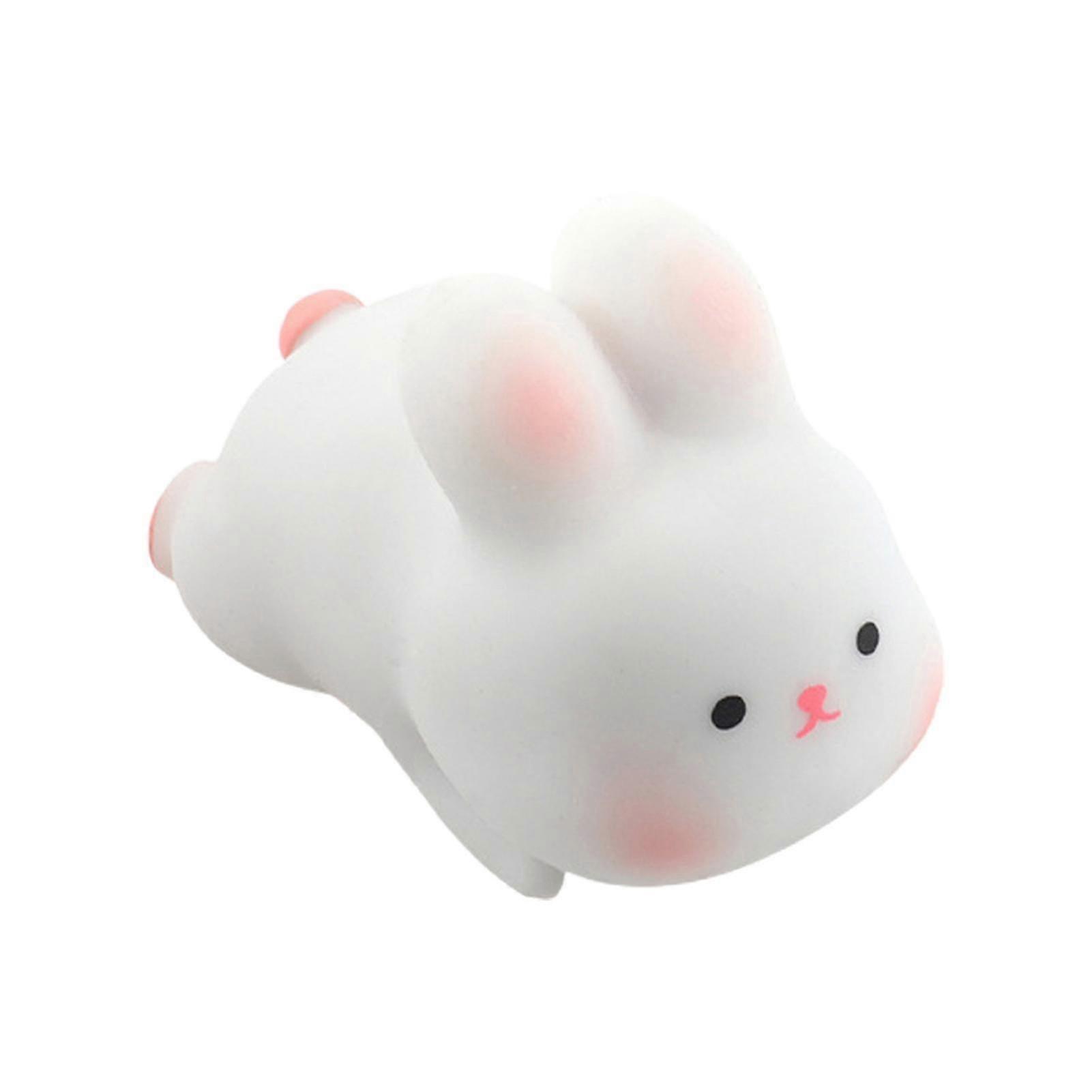 Naievear Rabbit Squishes Toy Funny Small Soft Tpr Quick Rebound Stress ...