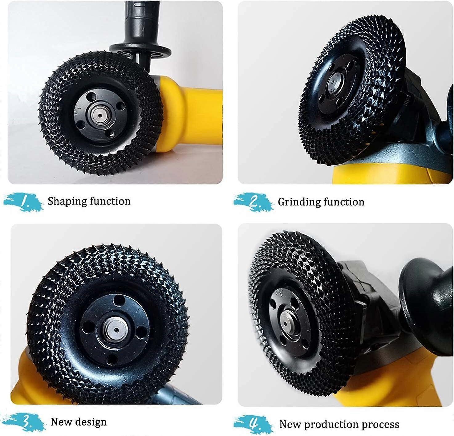 Angle grinder wood carving disc 125mm wood grinding wheel, angle ...