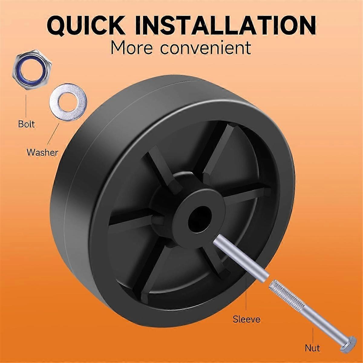 6Inch Trailer Jack Wheel Replacement Trailer Trailer Tongue Jack Wheel ...