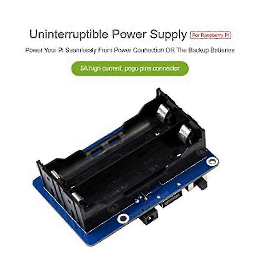 UPS Hat for Raspberry Pi4B/3B 5V Uninterruptible Power Supply 5A High ...