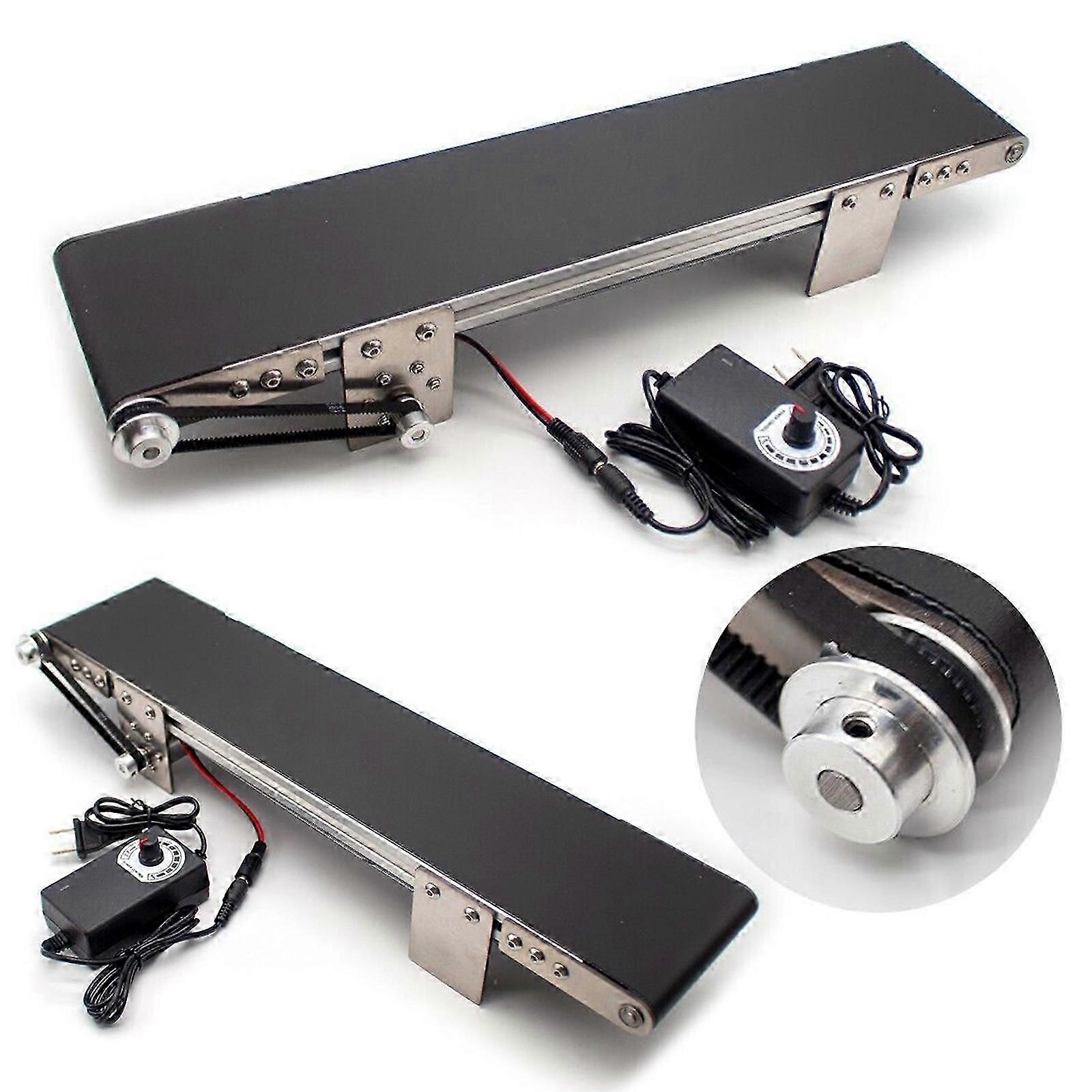 Mini Metal Desktop Conveyor Belt Adjustable Speed Electric Conveyor ...