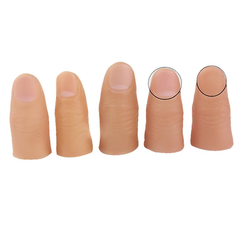 5pcs Finger Magic Trick Fake Soft Thumb Tip Close Up Stage Show Prop Prank Toy | Fruugo UK