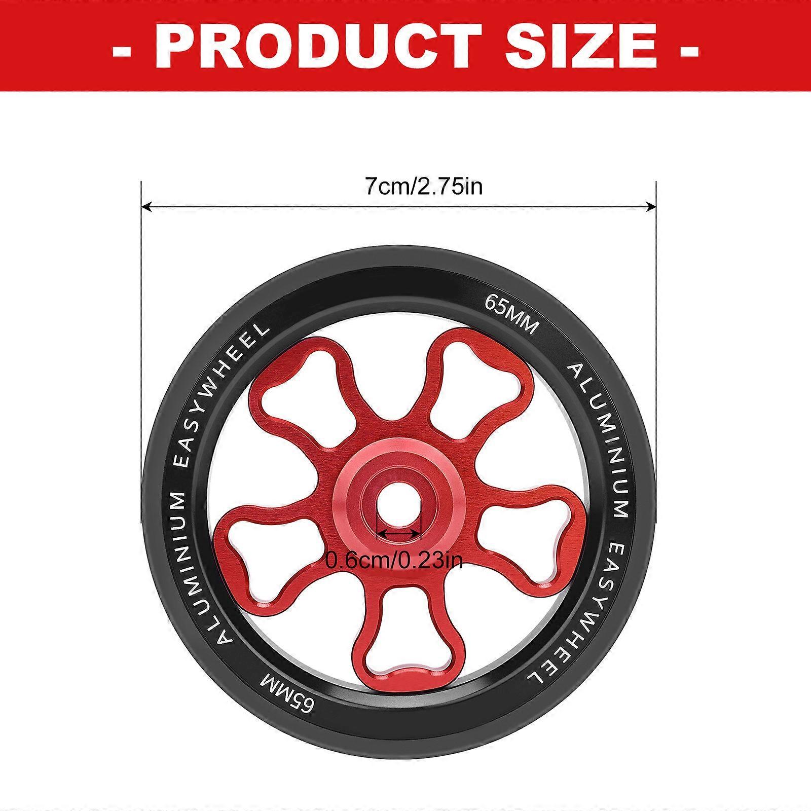Light Weight Rolling Wheel Easily Push Wheel Aluminum Alloys Folding ...