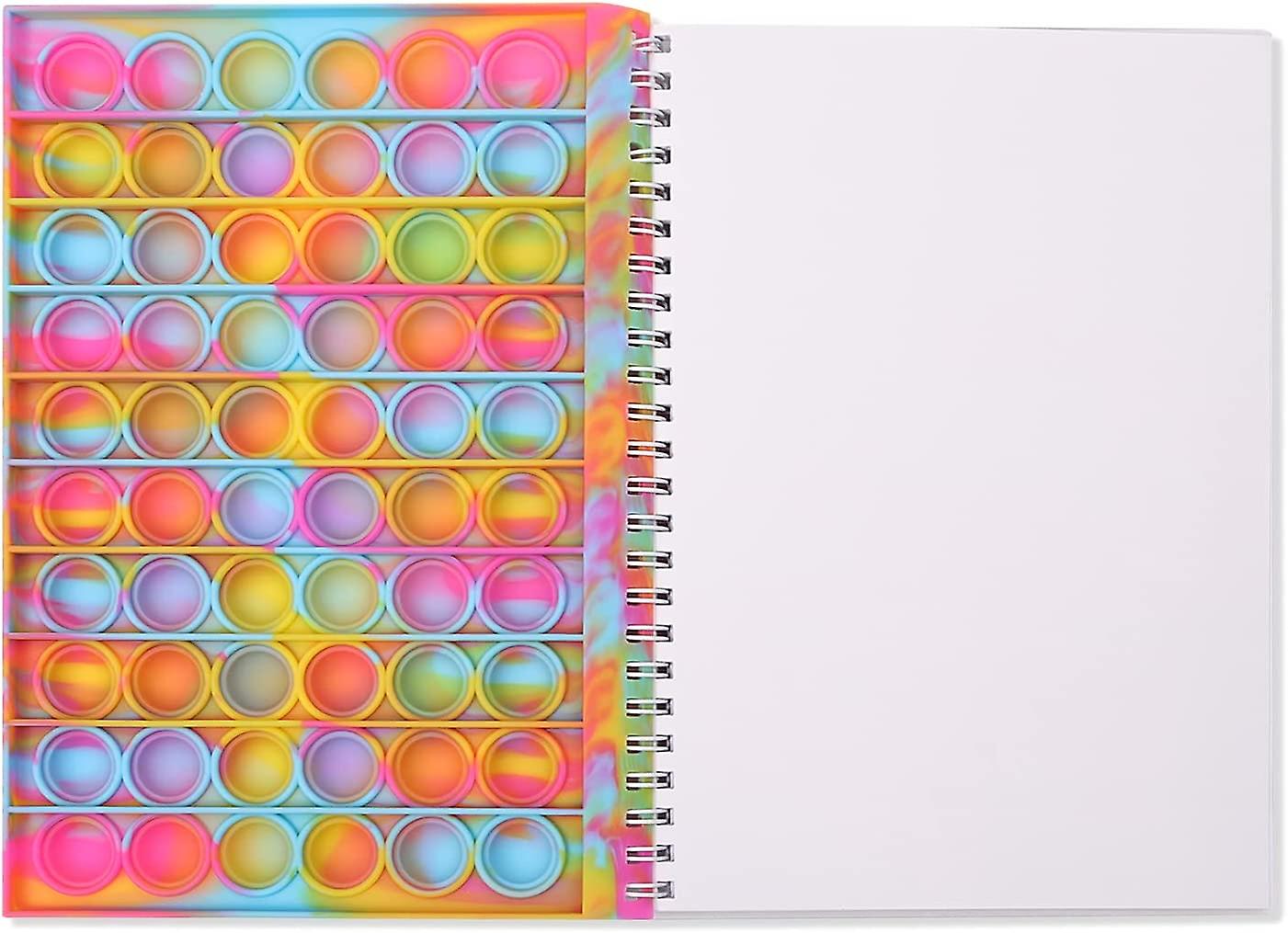 Pop Notebook, Pop Bubble Fidget Notebook Pop Fidget Toys Notebook To ...