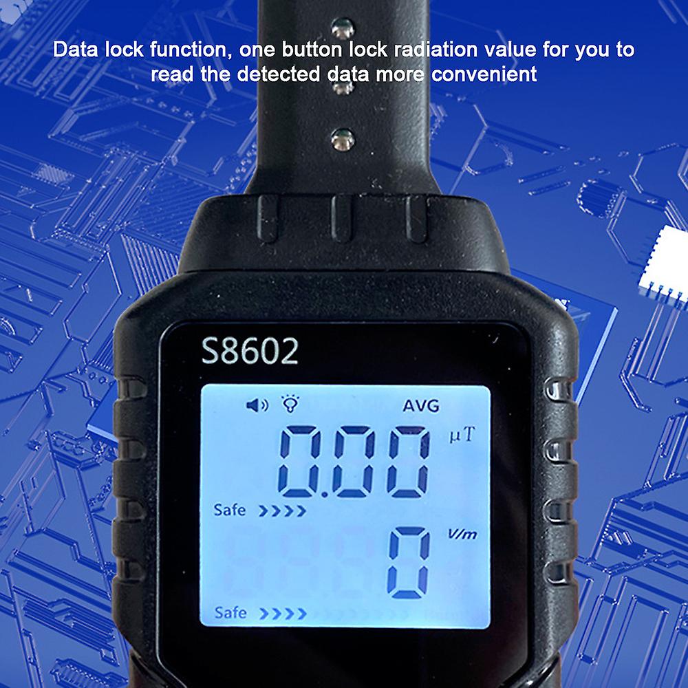 3-in-1 Digital Radiation Dosimeter Geiger Counter EMF Electromagnetic ...