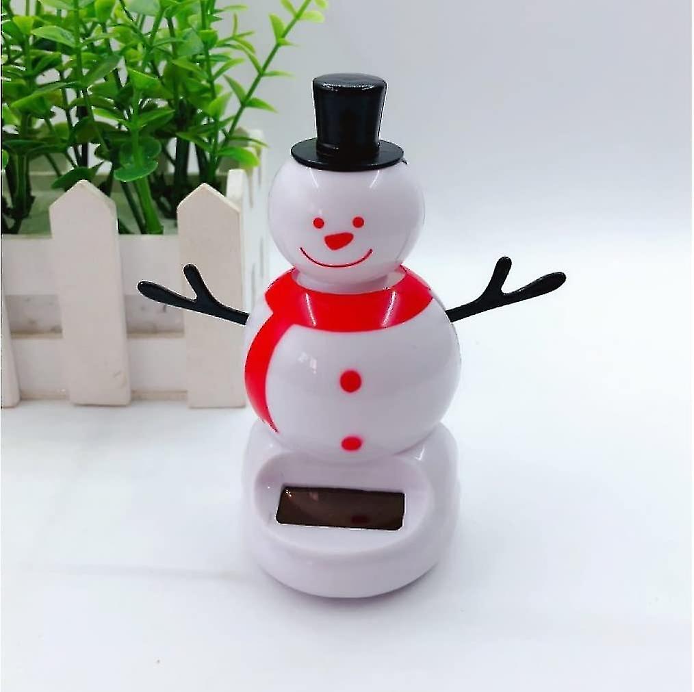 Solar Dancing Toy Car Dashboard Solar Snowman Dolls Bobble Head Dolls ...
