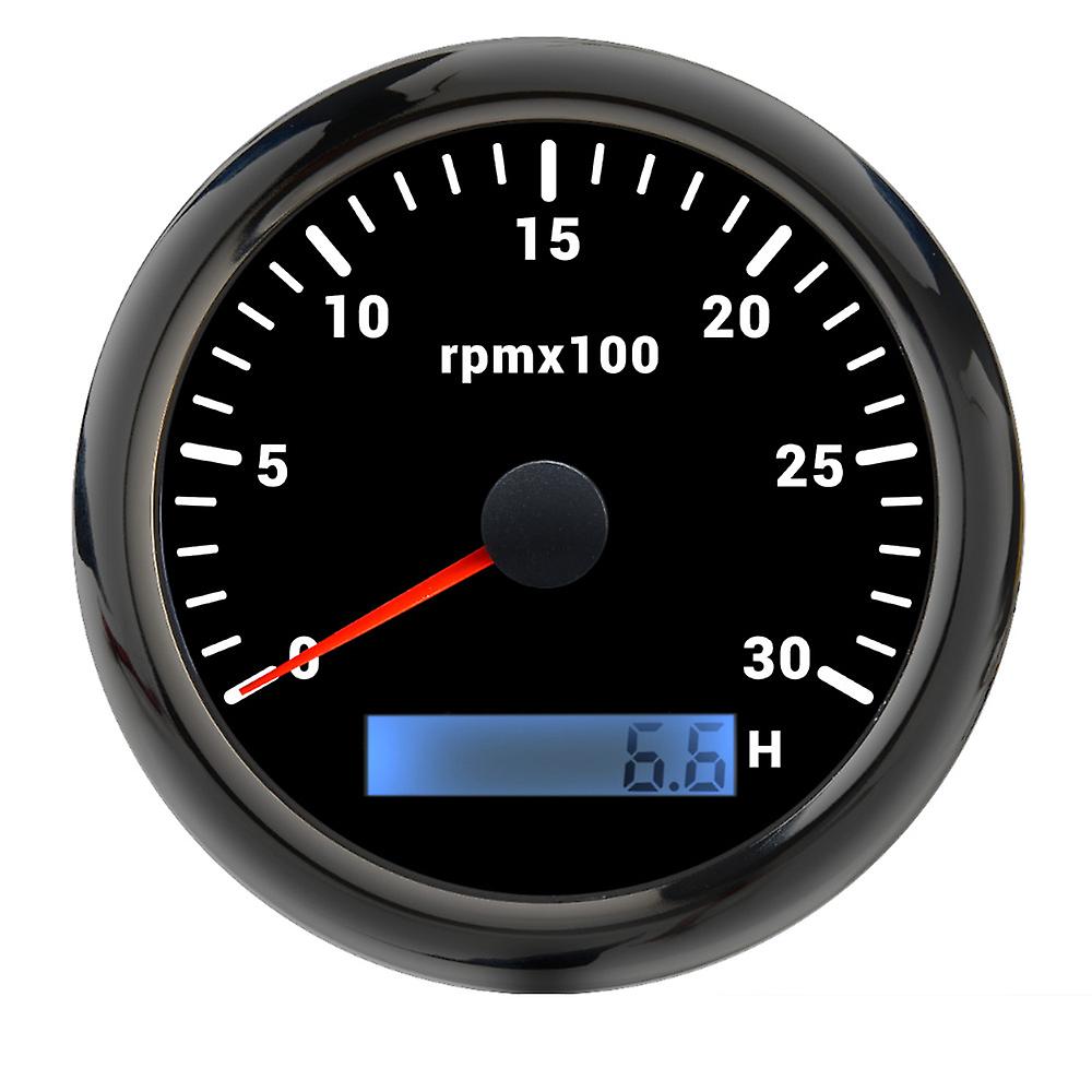 85mm Tachometer Sensor Rpm Gauge Rev Counter 3000 Rpm 6000 Rpm With ...