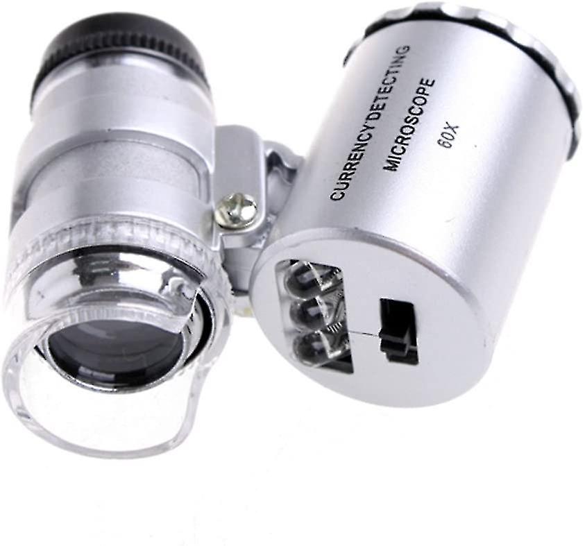 Mini 60x Jewellery Loupe Lighted Magnifier Microscope hy | Fruugo UK