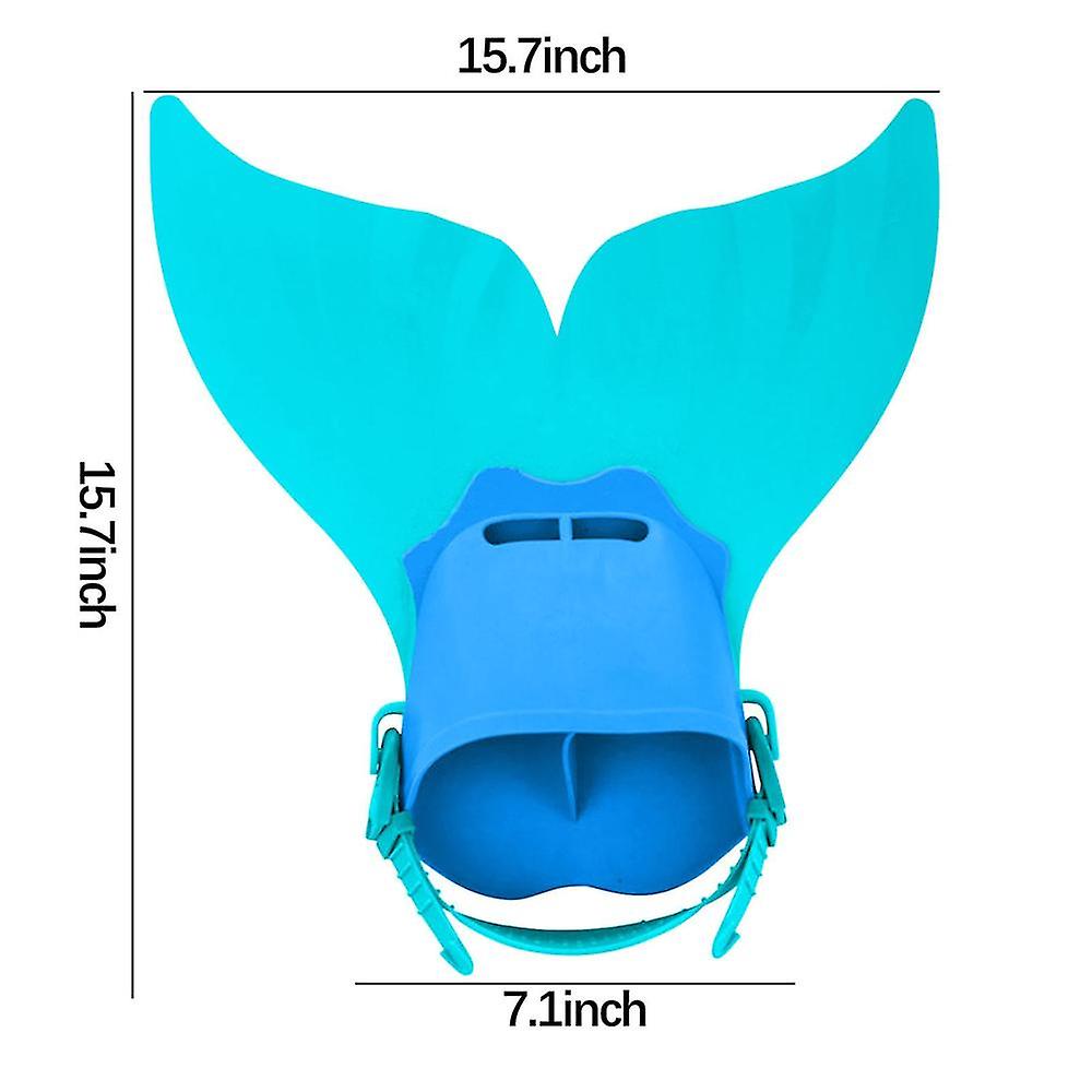 Swimming Flippers Mermaid Monofin Swim Fin For Kids, Mermaid Monofin ...