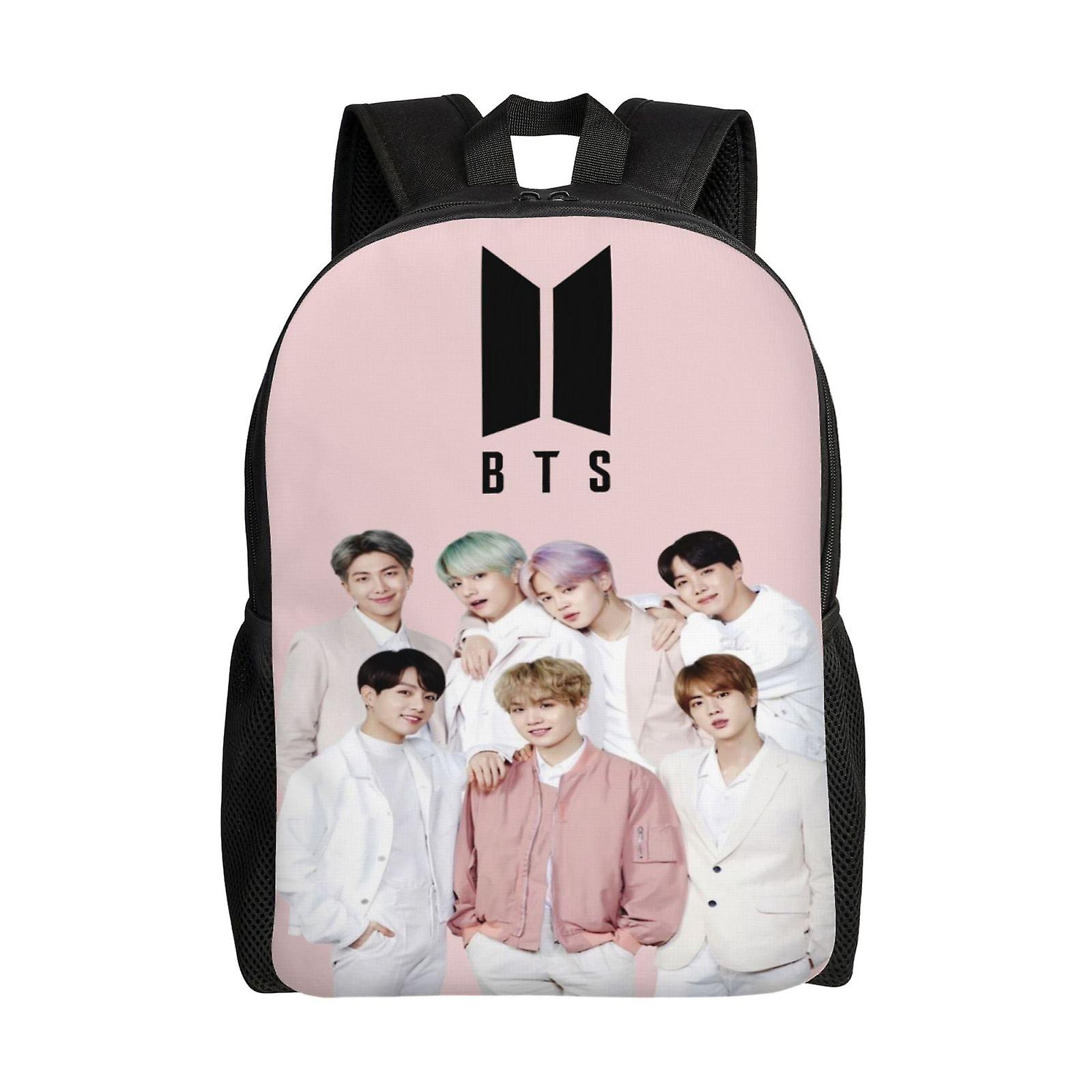 Kids K-Pop BTS Backpack 3D Print Cartoon Anime Backpacks Teenagers ...