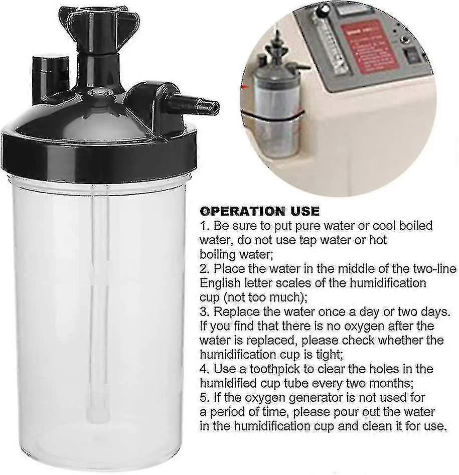 Oxygen Generator Humidifier Bottles, Convenient Replacement Durable ...